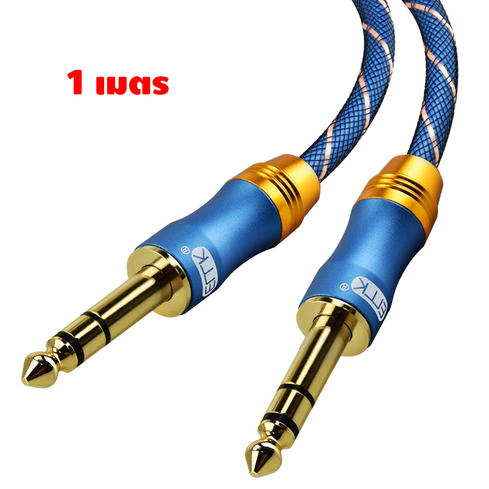 ERTK 6.35mm to 6.35mm สาย AUX สำหรับเครื่องเสียง เกรดพรีเมี่ยม ...
