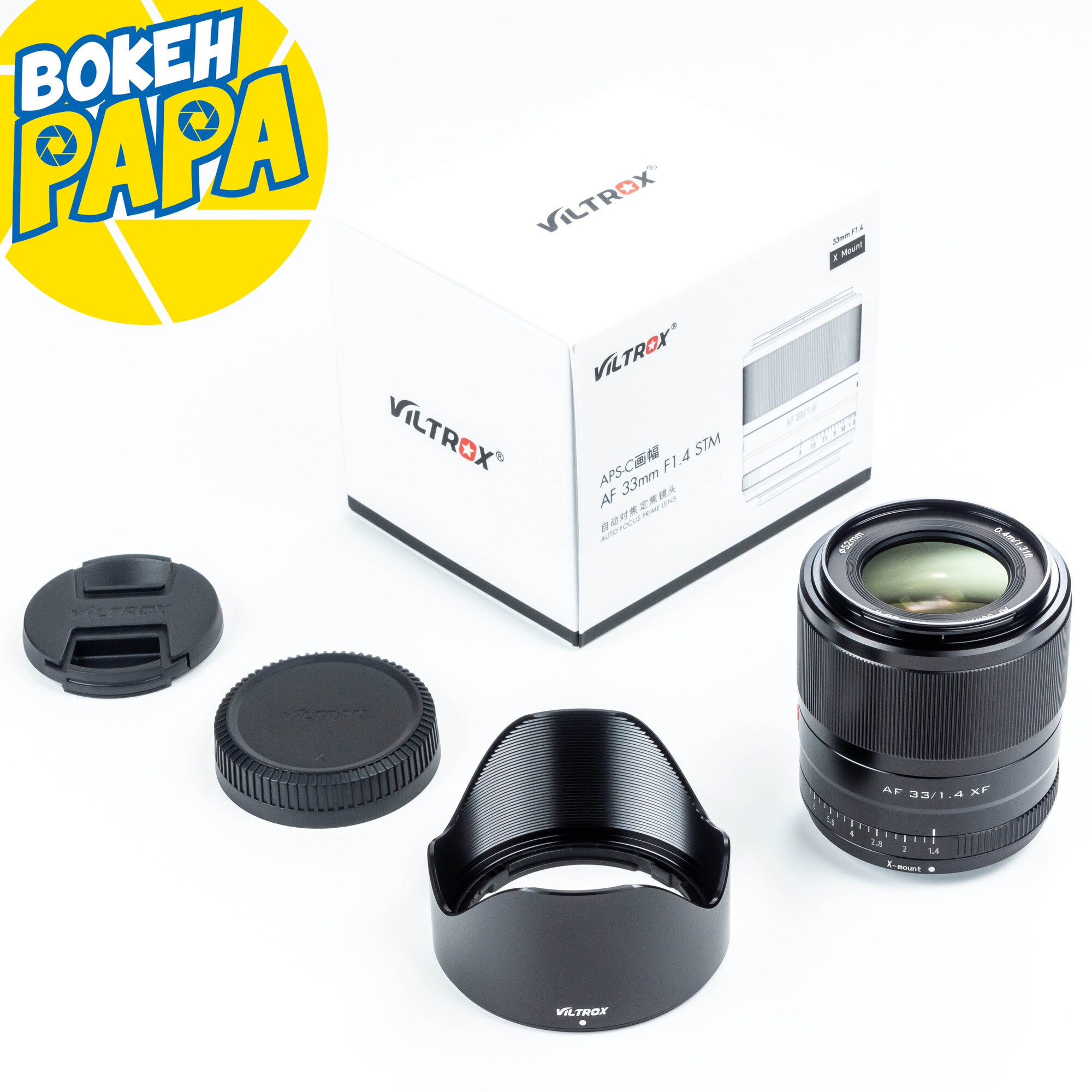 VILTROX 33mm F1.4 STM FUJI FX เลนส์ ออโต้โฟกัส AF สำหรับใส่กล้อง FUJI ...