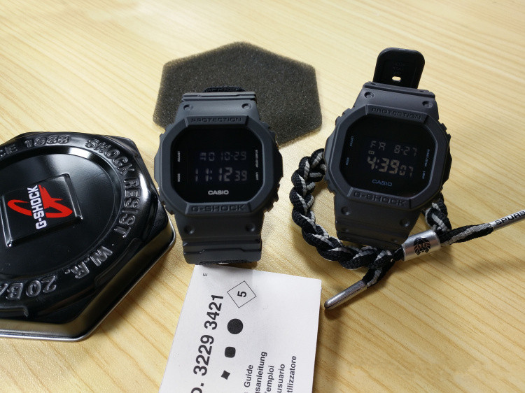 CASIO G-SHOCK นาฬิกาข้อมือผู้ชาย รุ่น DW-5600BB-1 (สีดำblack) - ST200 ...