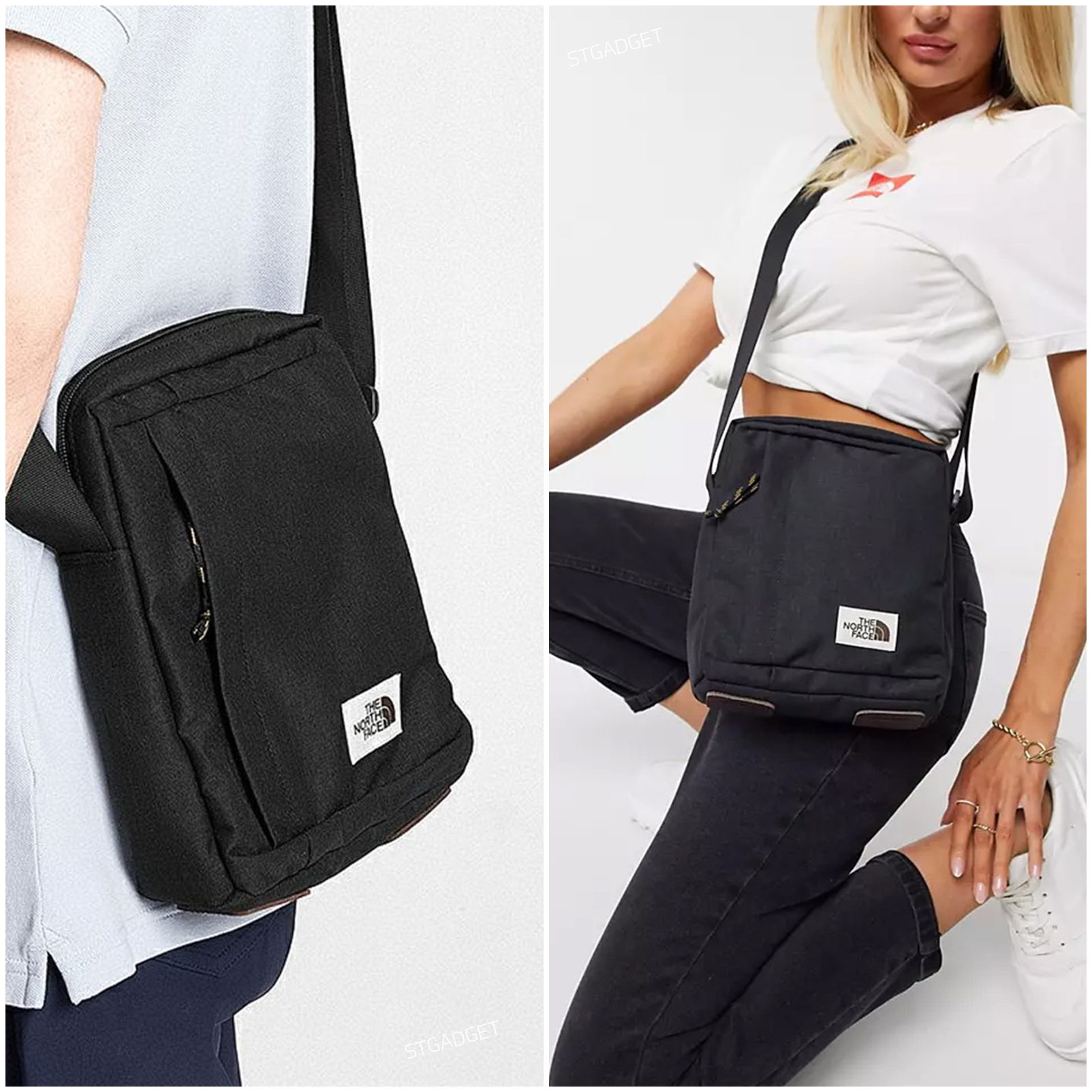 กระเป๋าสะพายข้าง The North Face Cross Body Bag ผ้า Polyester กันน้ำ ของ ...