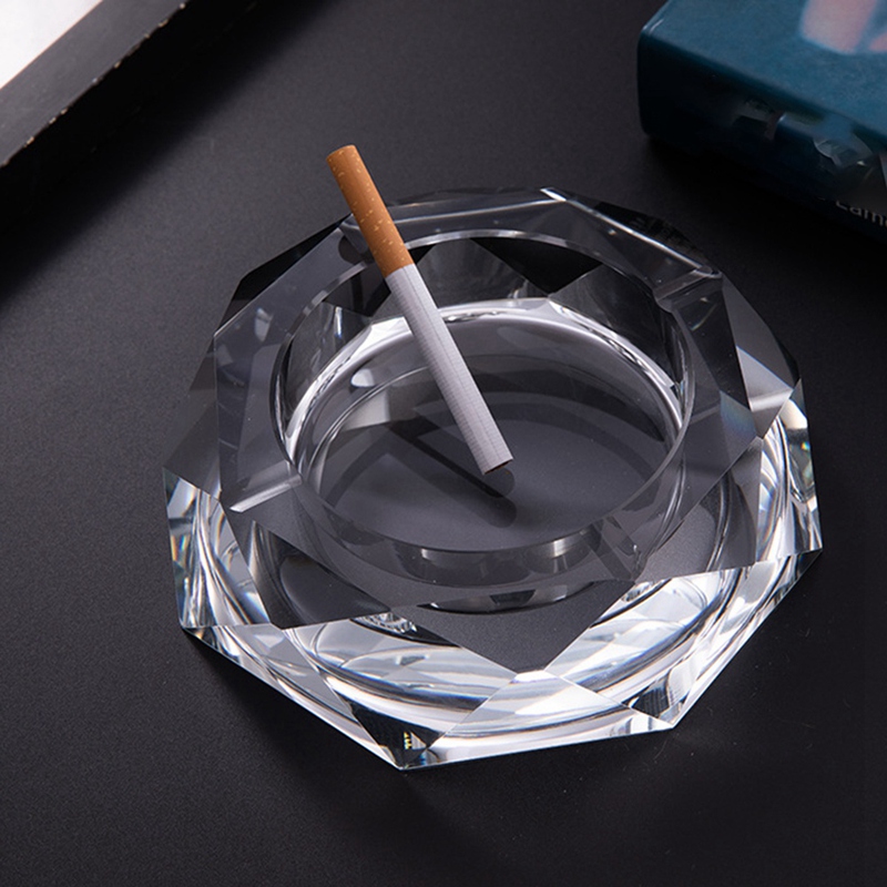 Crystal Ashtray Glass Crafts Creative Personality Trend Home Office ...
