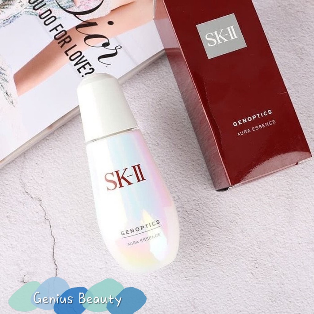 SK-II Genoptic Aura Essence เอสเคทู ออร่า เอซเซ้นท์ 50มล - Genius Beauty - ThaiPick