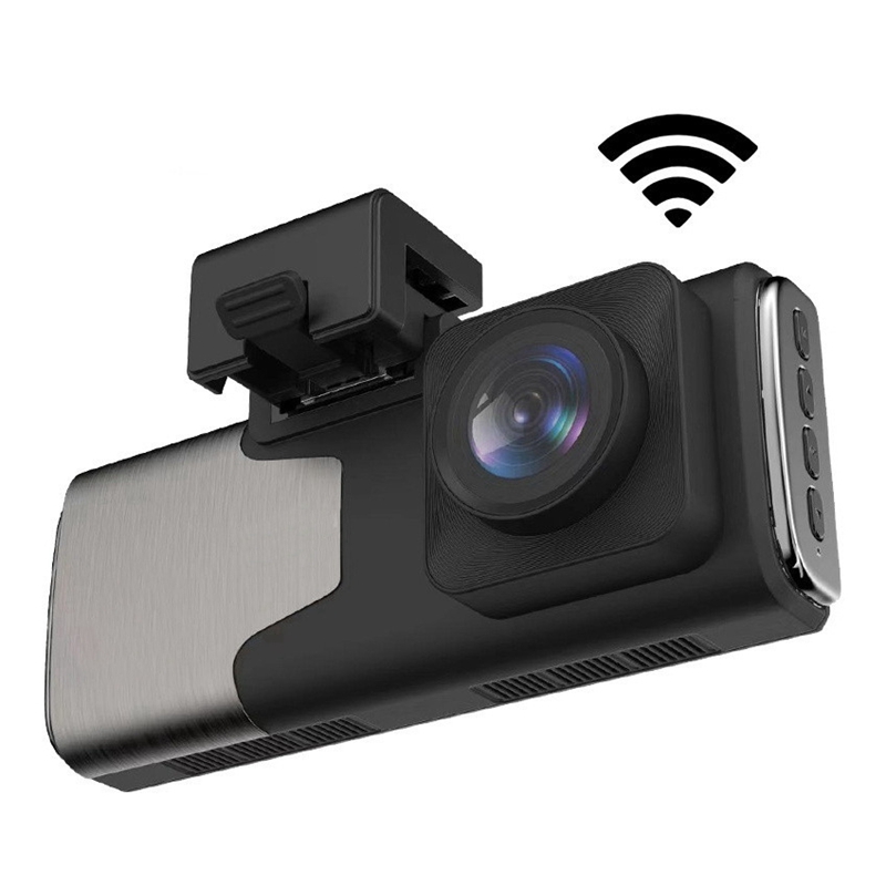 4K Car DVR Camera Front Rear Dash Cam Dual Lens Ultra HD WIFI GPS View ...