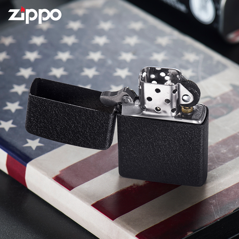 Zippo Classic Black Crackle Windproof Pocket Lighter Zippo 236 - Zippo ...