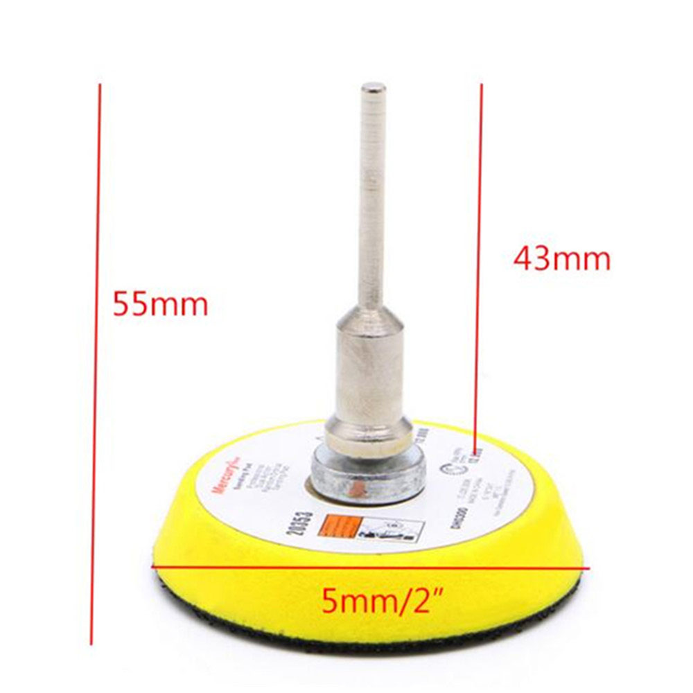 1x 2inch 50mm Sanding Pad Polishing Buffer Pad Backer Plate High Speed ...