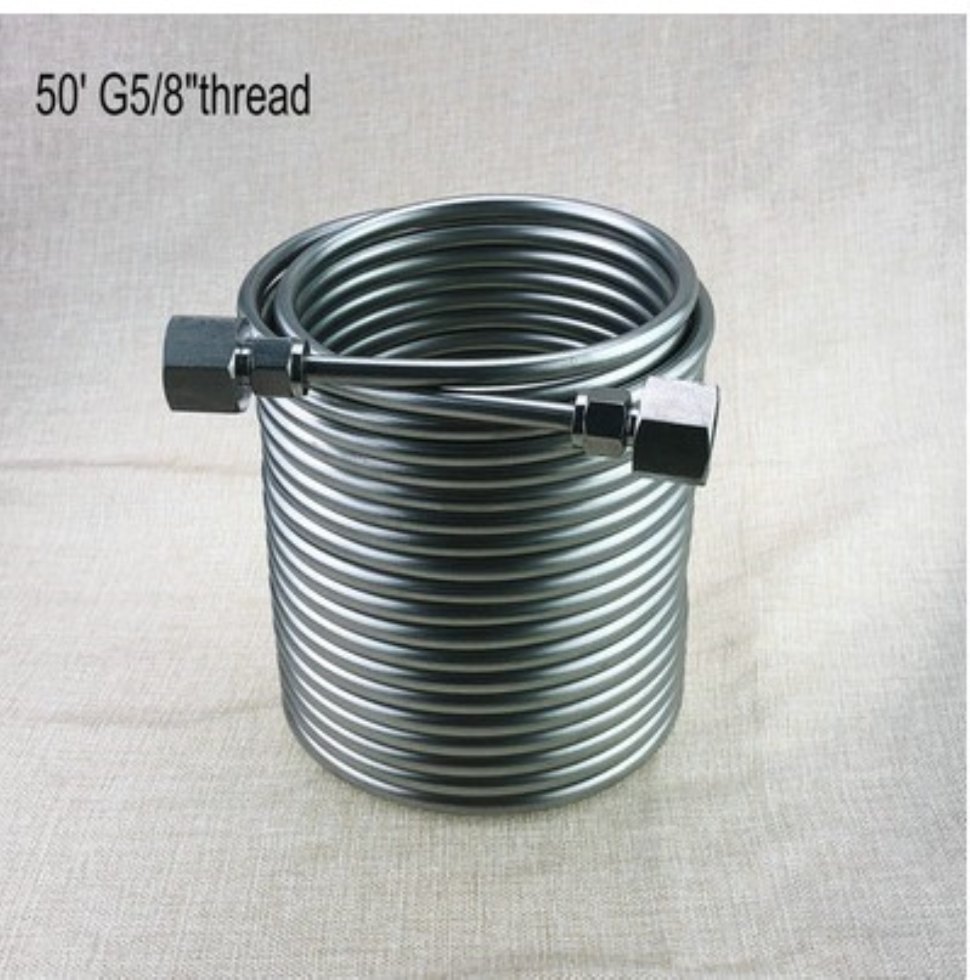 50' Stainless Steel Coil Tube Immersion Wort Chiller Beer/Wine Cooler ...