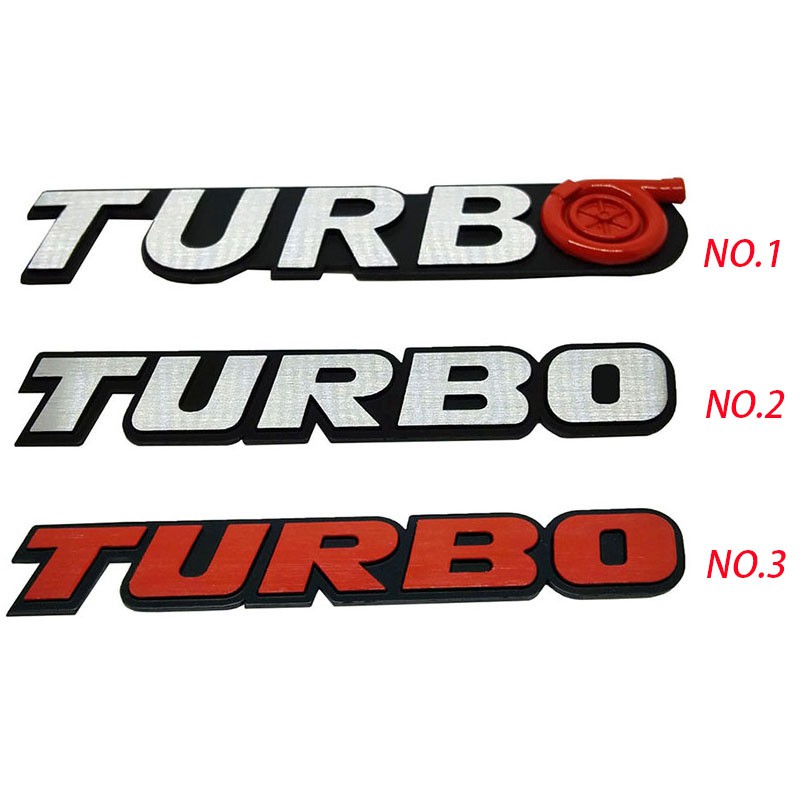 NEW kth0868 Modified Turbo Metal Car Side Body Sticker for Honda Toyota ...