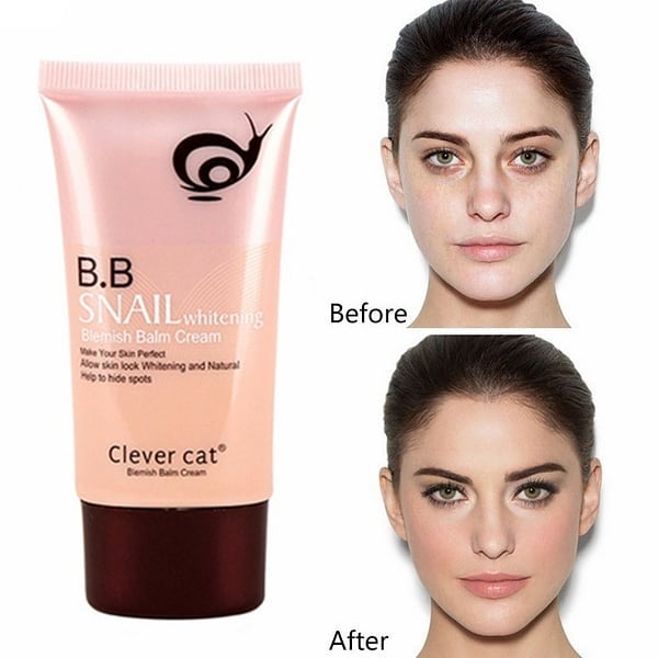 รองพื้นหอยทาก Clever Cat Snail B.B Snail Whitening Blemish Balm Cream ...
