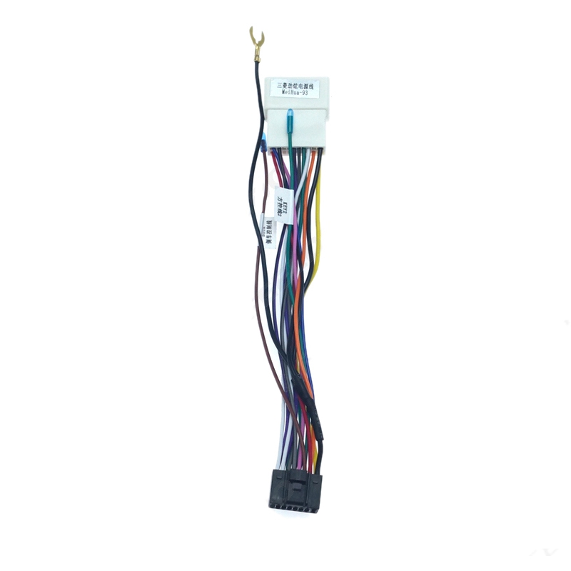 1Pc Car Stereo Radio 16PIN Adaptor Wiring Harness for Mitsubishi Lancer ...