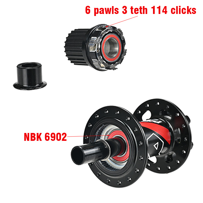 ARC MT009 28 Holes Boost Hub Moutain Bike For HG Micro Spline Sram XD ...