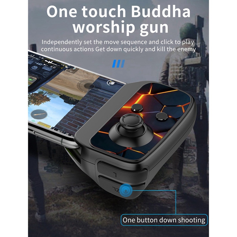 Mobile Game Controller Phone Gamepad Grip Rocker Phone Joystick Trigger ...