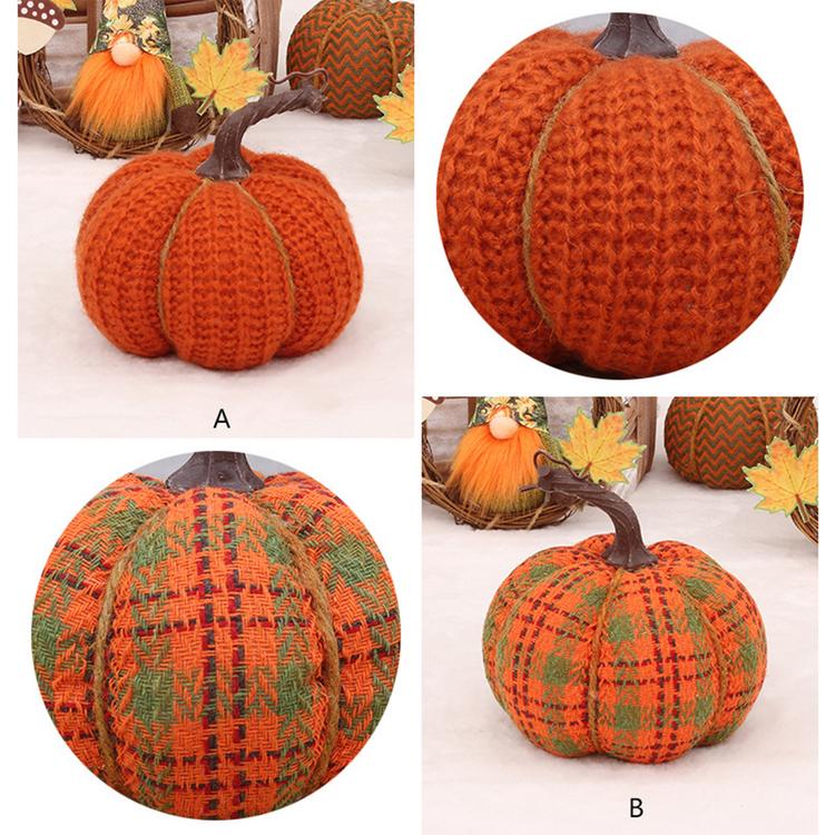 Fake Mini Pumpkins PP Cotton Fabric Artificial Pumpkins Rustic Pumpkin ...
