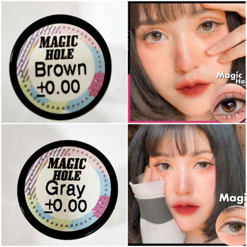 มีค่าสายตา ???? Wink Bella3tone Magic hole Noey Gray Brown มีค่าสายตา 0 ...