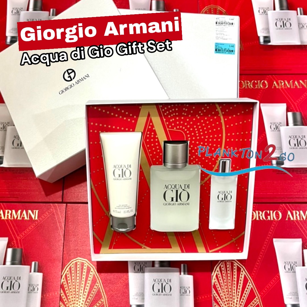 เซ็ทน้ำหอม Giorgio Armani Acqua Di Gio Gift Set 3 ชิ้น ปี 2022 ป้ายคิง ...