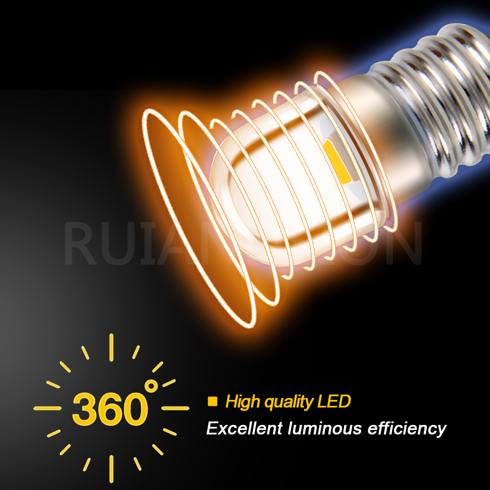 2pcs Miniature LED Light 3V 6V 12V Mini Lamps E10 P13.5S base Small ...