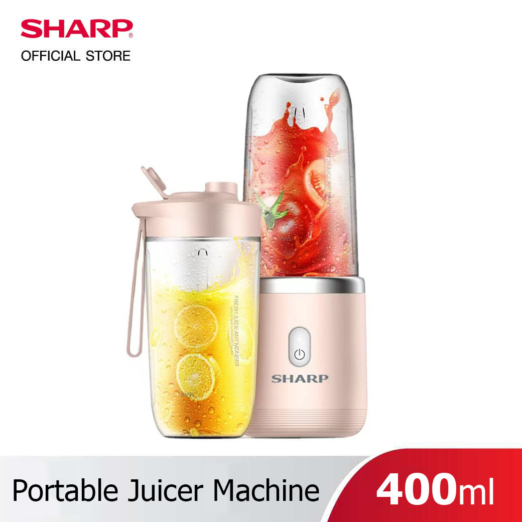 SHARP Wireless Portable Juicer Cup แก้วปั่นความจุสูงสุด 400 มิลลิลิตร ...