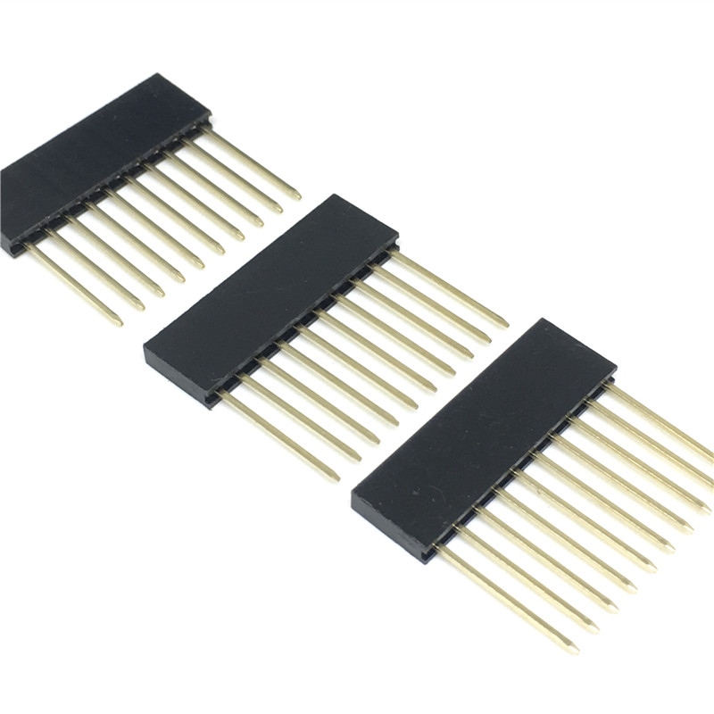 20PCS 10 PIN Single Row Straight FEMALE PIN HEADER 2.54MM PITCH pin ...