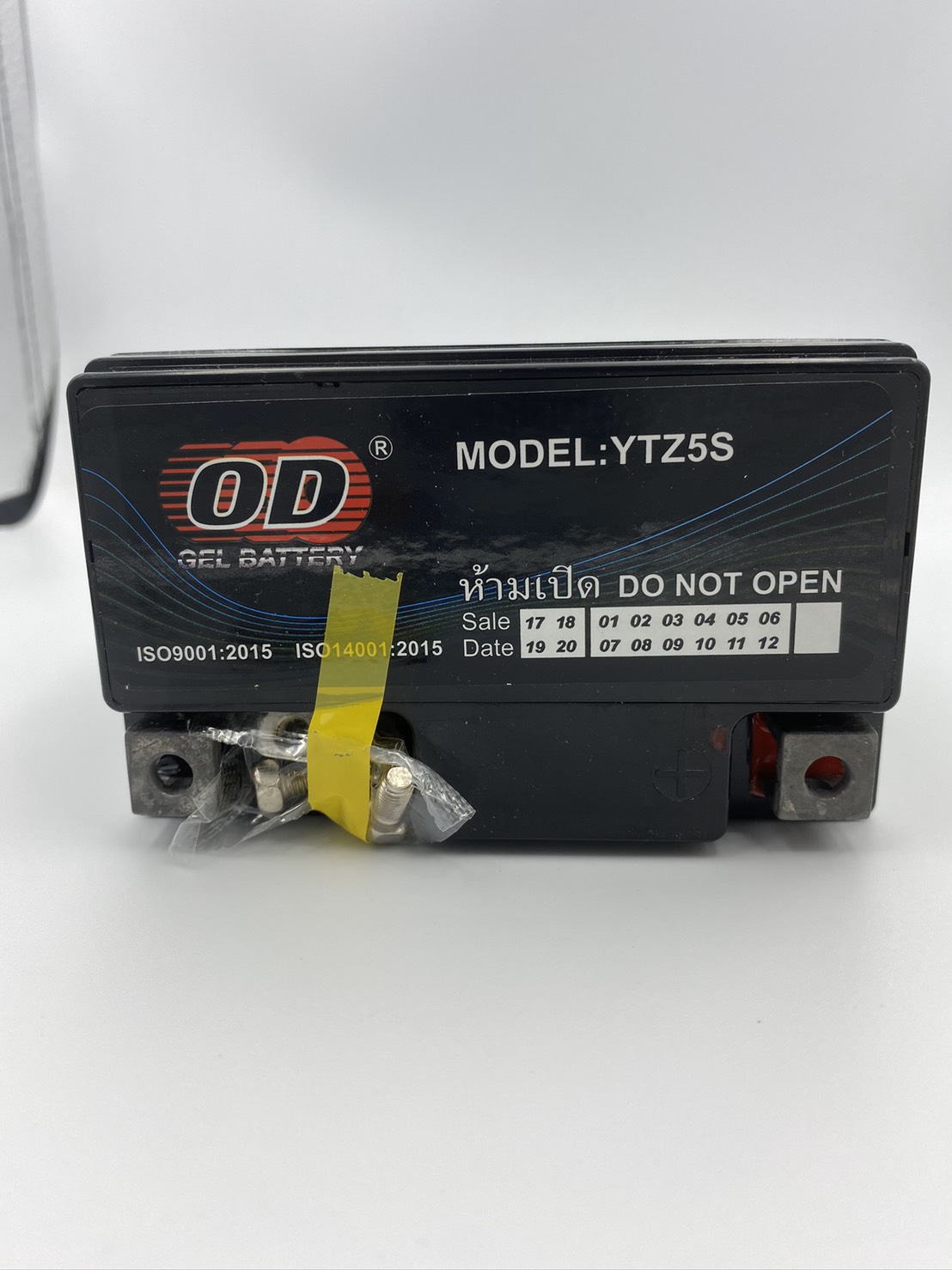 แบตเตอรี่ OD YTZ5S (12V 5A) แบตเตอรี่ 12v แบตเตอรี่แห้ง แบตเตอรี่od od ...