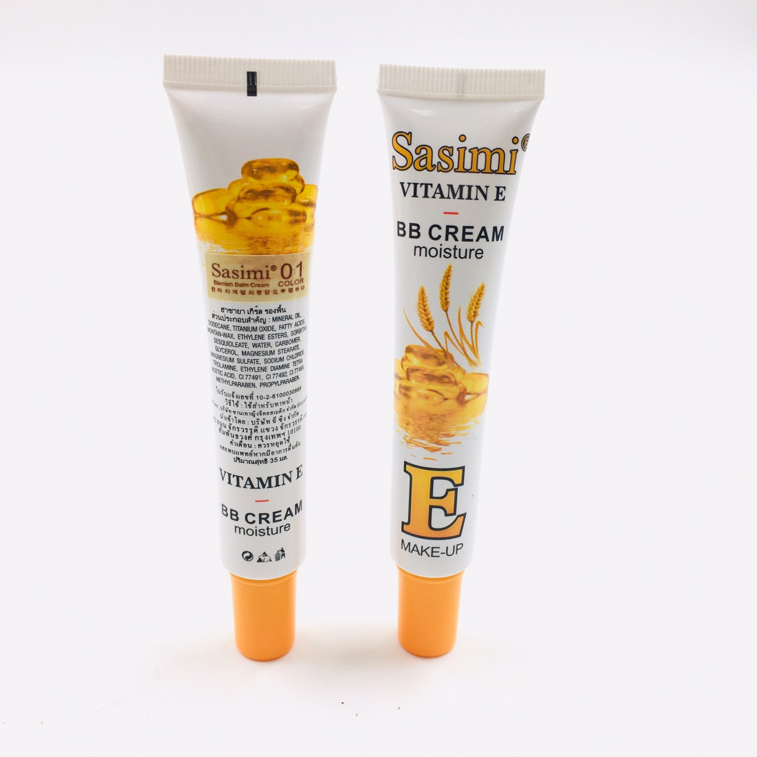บีบีครีมรองพื้น Sasimi รองพื้นกันน้ำ กันเหงื่อ รองพื้นคุมความมัน ปกปิด ...