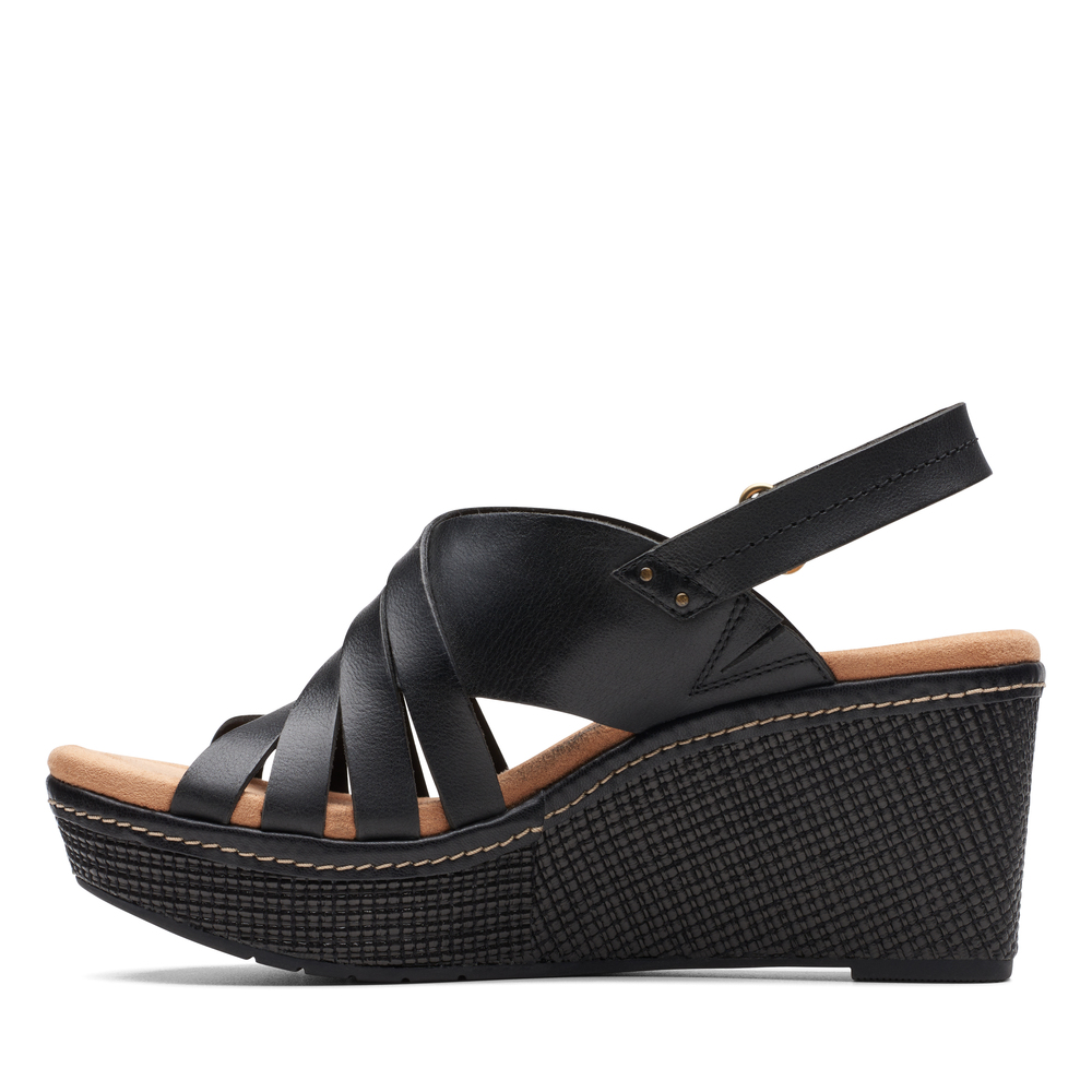 CLARKS รองเท้าส้นตึกผู้หญิง สไตล์ Casual Elleri Grace รุ่น CL W ...