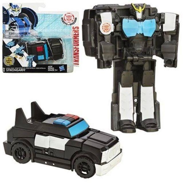 Transformers Robots in Disguise 1-Step Changers Patrol Mode Strongarm ...