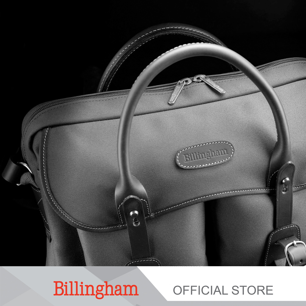 กระเป๋า Billingham รุ่น Thomas Briefcase - Khaki FibreNyte / Chocolate ...
