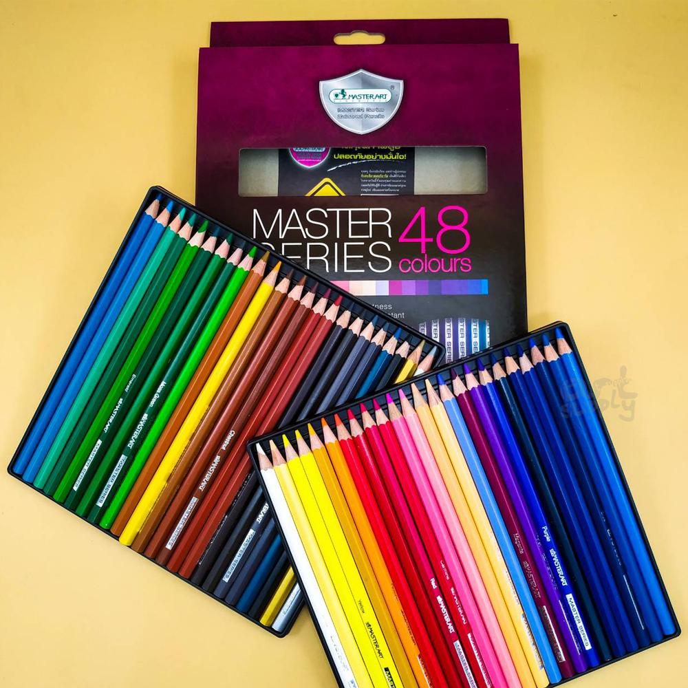 สีไม้ Master Art รุ่น Master Series บรรจุ 48 สี - art supply - ThaiPick