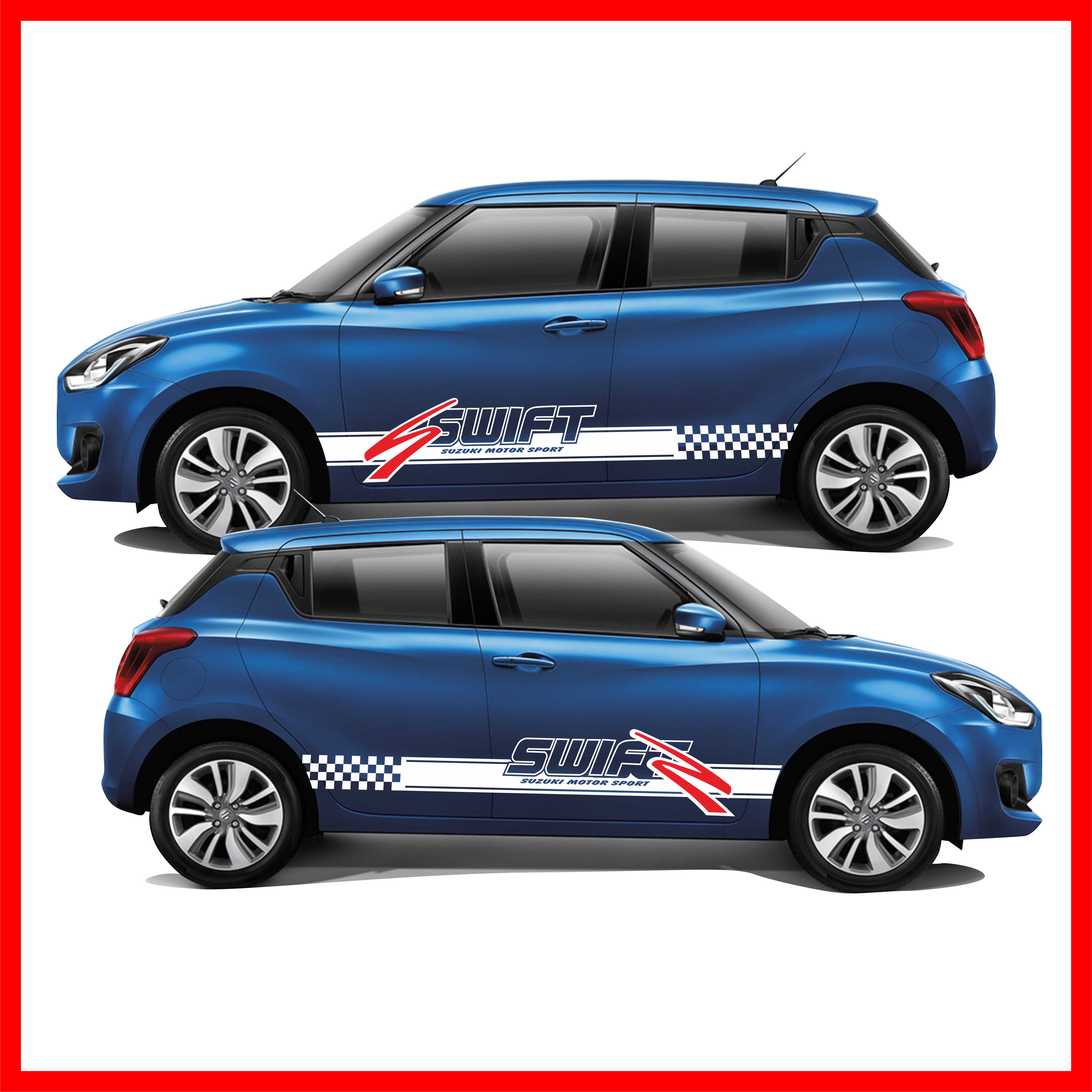 สติ๊กเกอร์แต่งSUZUKI SWIFลายข้างชายประตู ชุดแต่งซูซูกิ สวิฟ สติ๊กเกอร์ ...