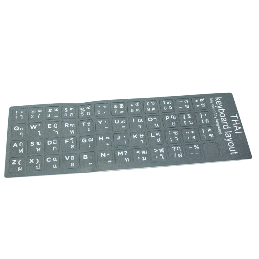 9final Sticker Keyboard Thai / English อย่างดี MOSA สติกเกอร์ ภาษาไทย ...