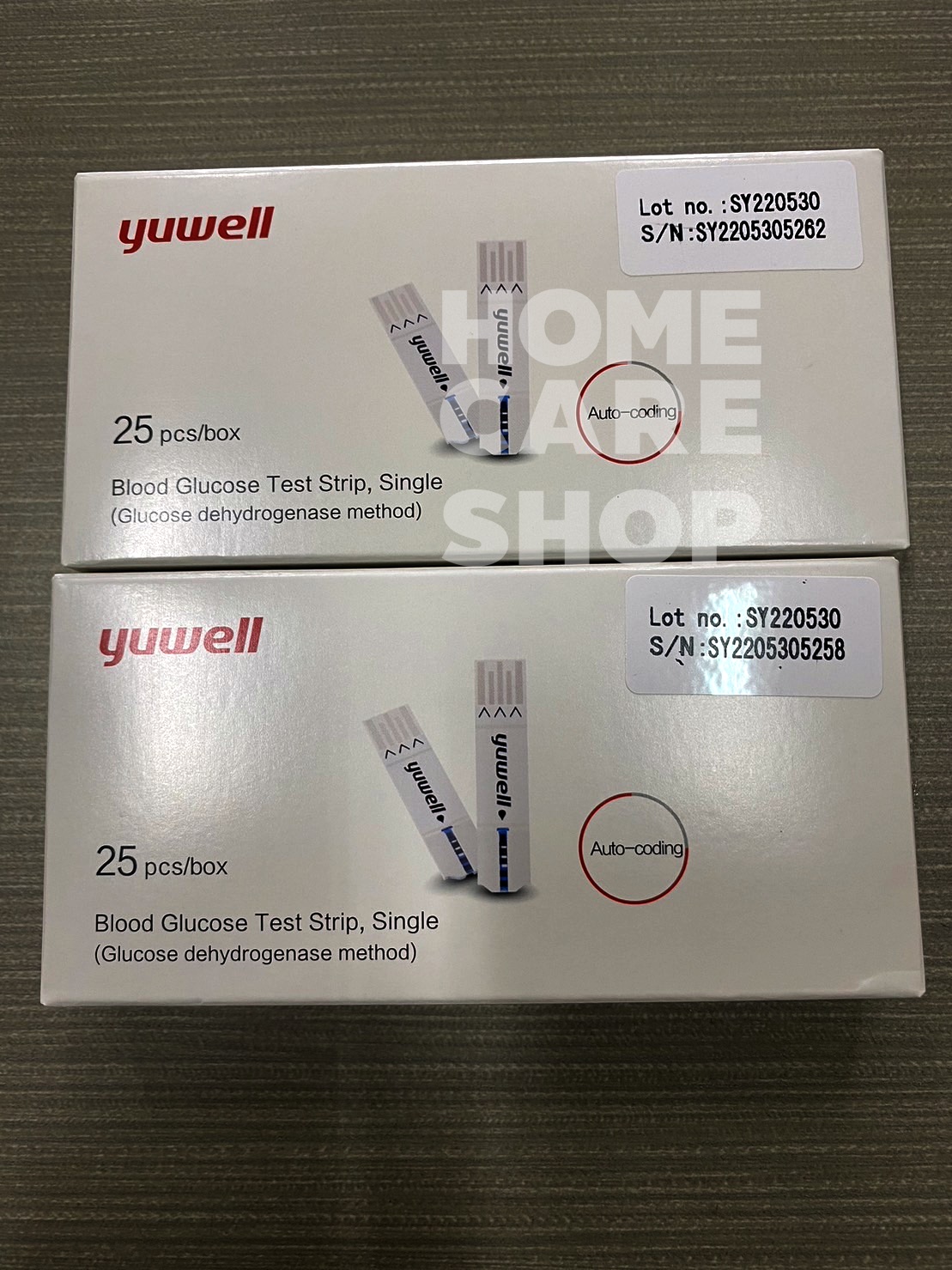 แถบตรวจวัดน้ำตาลในเลือด แผ่นตรวจน้ำตาล Yuwell รุ่น Y350 ใช้ได้กับเครื่อง YUWELL รุ่น 660(Exp.05/ ...