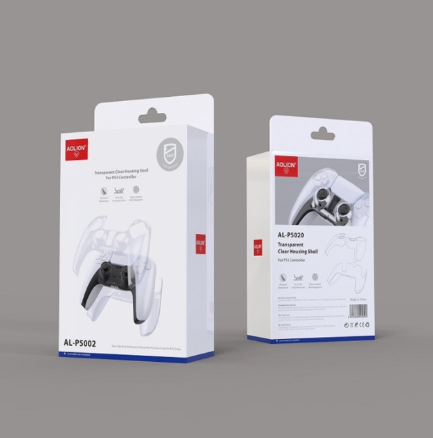 AL-P5020 Clear Hard Case Protective Cover Skin For PS5 Gamepad Anti ...