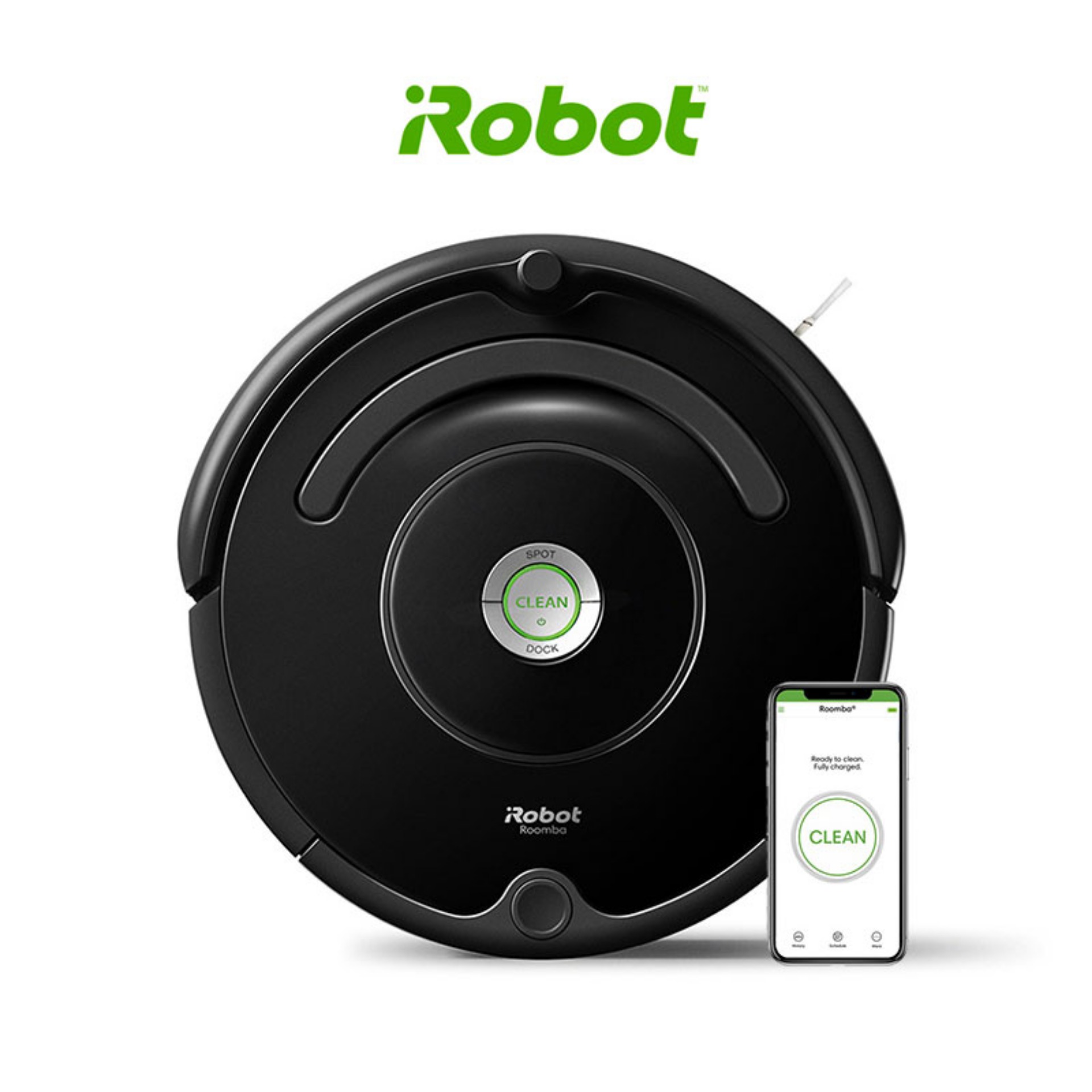 หุ่นยนต์ดูดฝุ่น iRobot รุ่น Roomba® 670 - Black ผ่อนชำระ 0% x 10 รับ ...