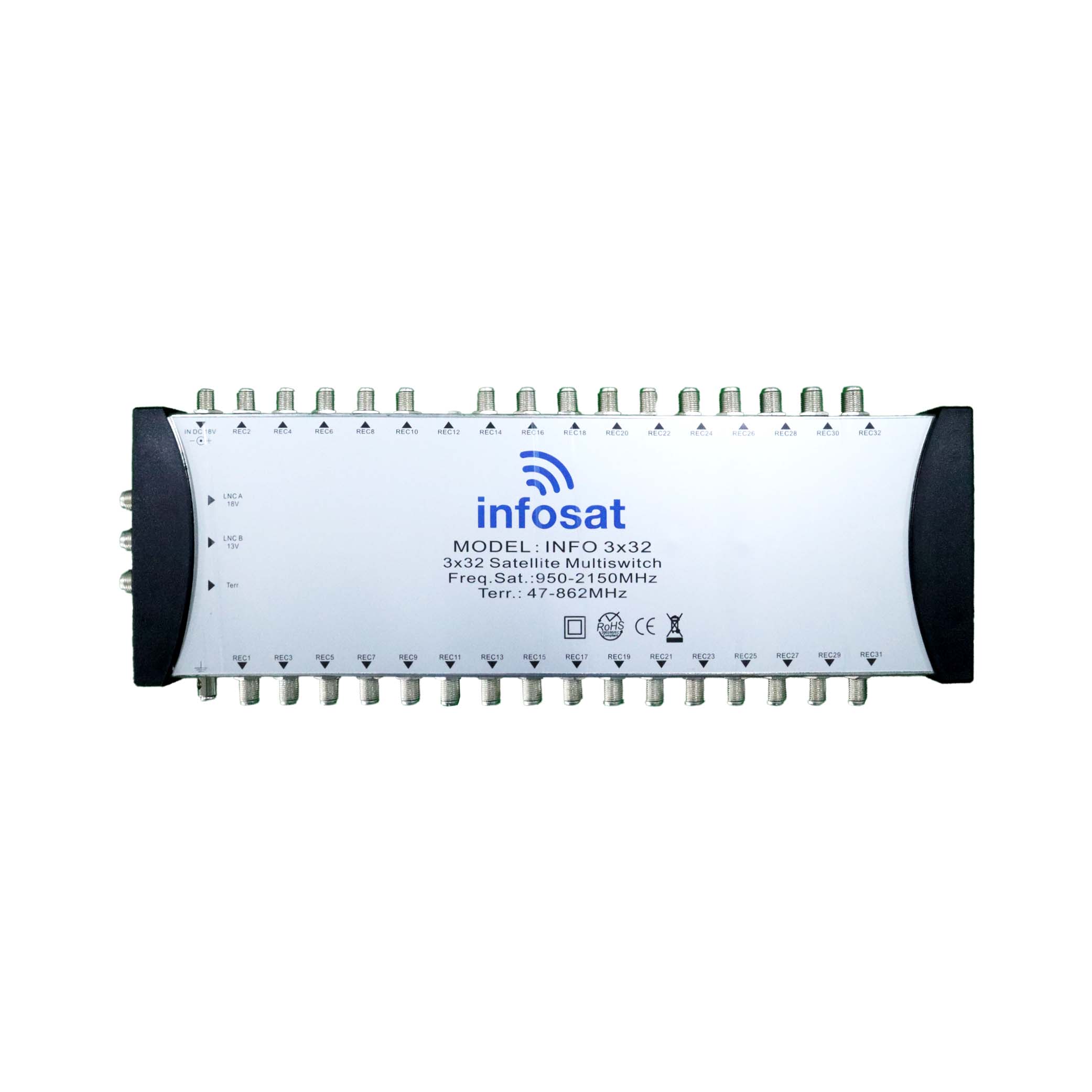 INFOSAT Multi Switch รุ่น INF-3X32 มัลติสวิทซ์ (เข้า3ออก32) - Storetex ...