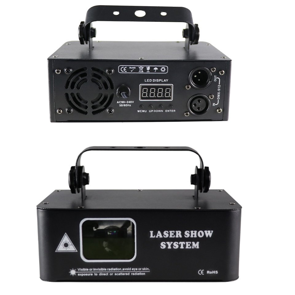 ส่งฟรี500mw RGB Laser Beam Line Scanner Projector DJ Disco Stage ...