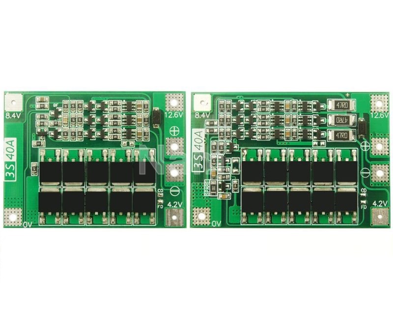 ฺBMS 3S 20-60A 12.6V อนุกรม 3 ก้อน วงจรป้องกันแบตเตอรี่ ใช้กับถ่าน Li ...