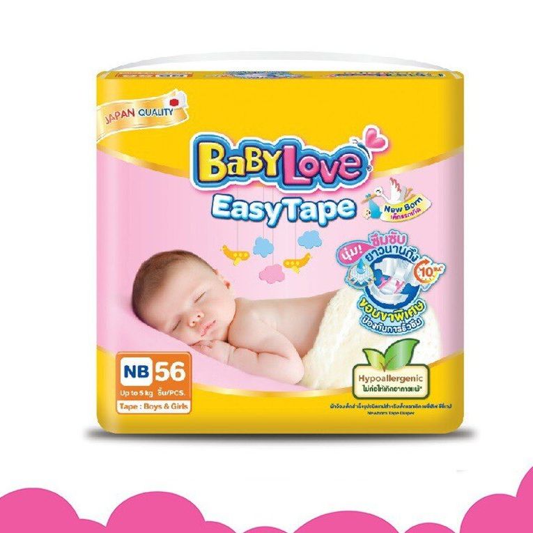 (NB-M) Baby Love Easy Tap เบบี้เลิฟ แบบเทป สำหรับเด็กแรกเกิด - Kid2Kids ...