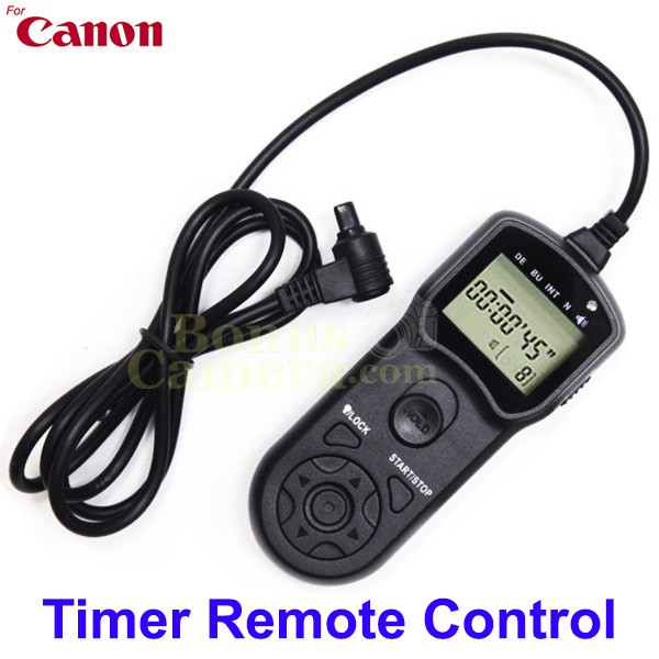 TM-A Timer Remote Canon EOS 5D Mk II,III,IV,5DS,5DS R,6D,6D II,7D,7D II ...