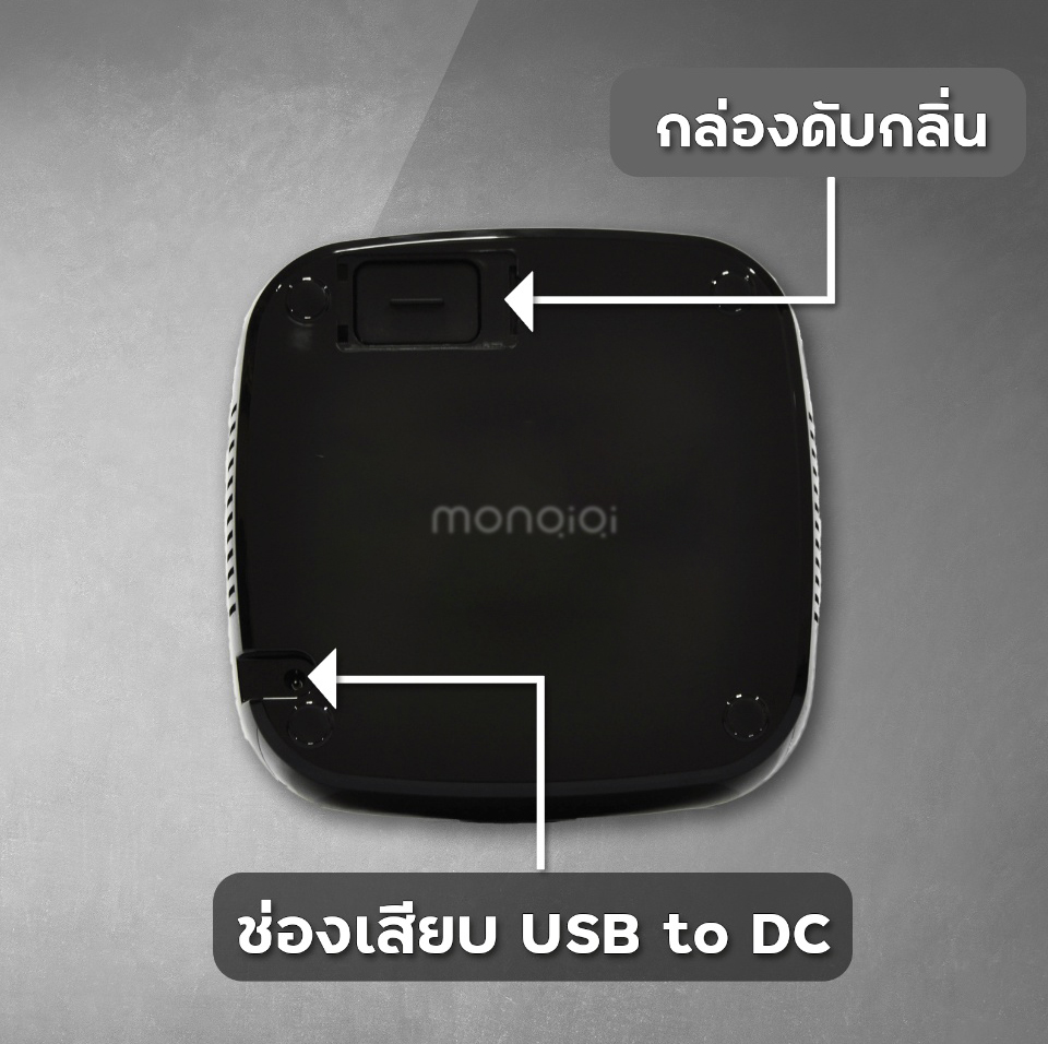 MonQiQi เครื่องฟอกอากาศในรถยนต์ กรองฝุ่น ควัน กลิ่น กรองฝุ่น ควัน และสารก่อภูมิแพ้ได้อย่างมี ...