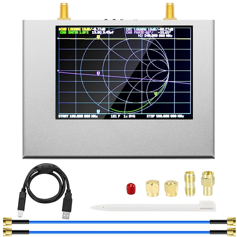 NanoVNA V2 PLUS4 Vector Network Analyzer 50KHz-4GHz-Antenna Analyzer S ...