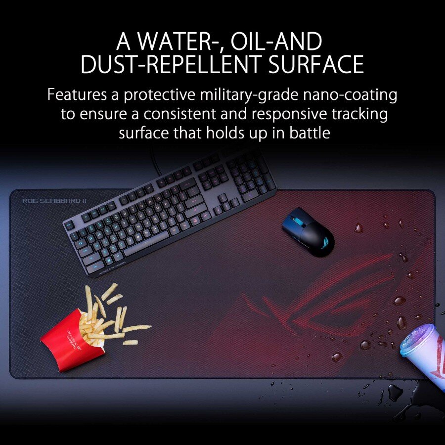 ASUS NC08 ROG SCABBARD II MEDIUM SIZE MOUSE PAD - IT MALL. - ThaiPick