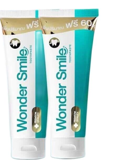 ยาสีฟัน Wonder Smile Toothpaste วอนเดอร์ สไมล์ ทูธพาส [2 หลอด] - ขายตาม ...