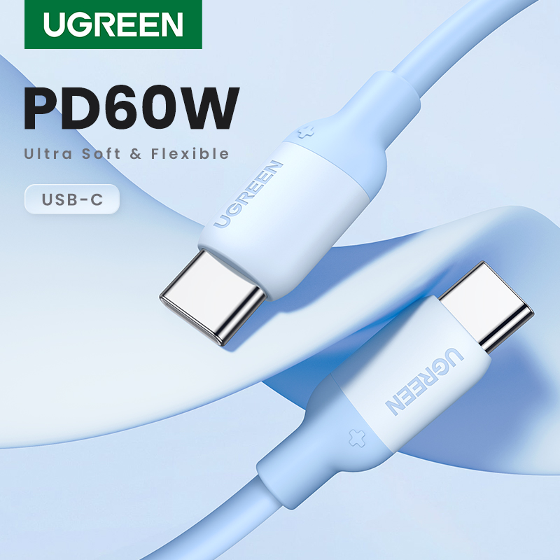 UGREEN 60W USB-C Fast Charging Cable for iPhone 15 Series MacBook iPad Samsung S24 S23 iPad Pro ...