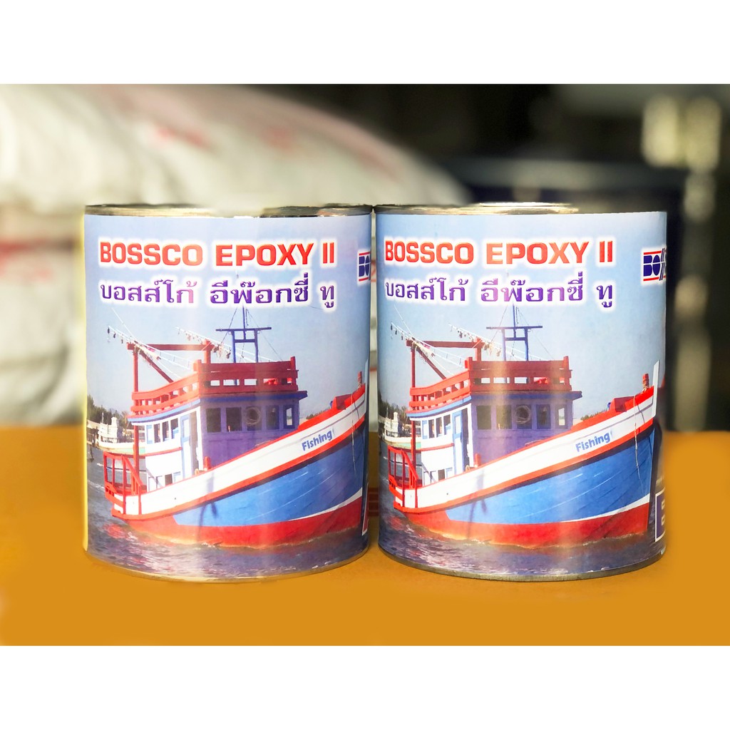 กาวอีพ็อกซี่ BOSSCO EPOXY ll กาวเชื่อมวัสดุ อเนกประสงค์ ใช้สำหรับอุดมวล ...