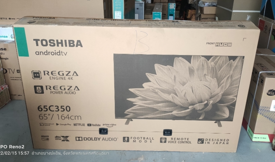 Toshiba 65C350KP 4K LED Android TV ขนาด 65" สินค้า Grade B | Lazada.co.th