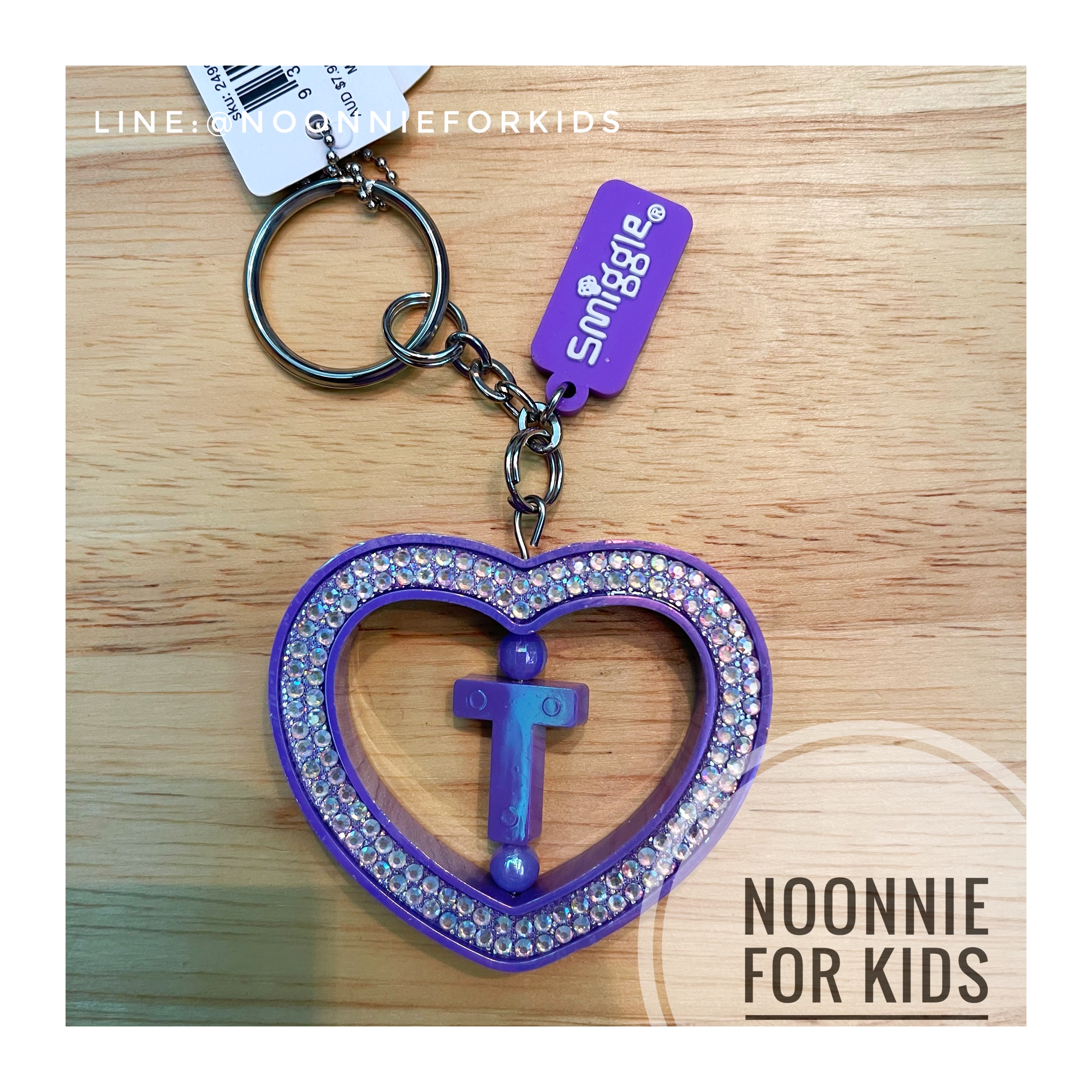 พวงกุญแจตัวอักษร Smiggle Scented Alphaber Keyrings ตัวT กลิ่นหอม หลาก ...