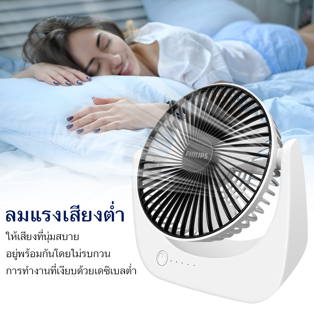 SHARP พัดลมพกพาชาร์จ พัดลม Fan ใบพัด ไร้สาย ปรับได้สามระดับ USBพัดลมชาร์จ พัดลมพกพาเหมา ไฟเสียง ...