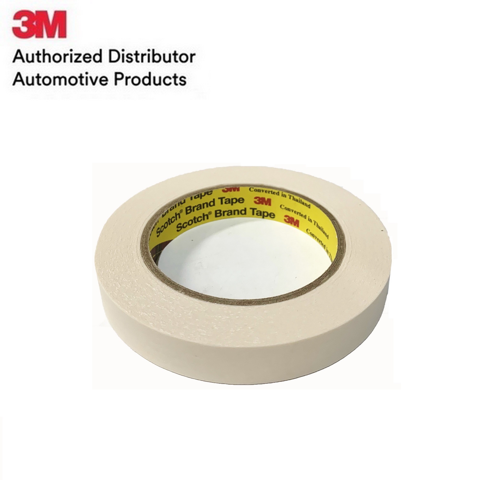 3M 2258 กระดาษกาวปิดพ่นสี Automotive Masking Tape 18มม x50 24มม x50 48 ...
