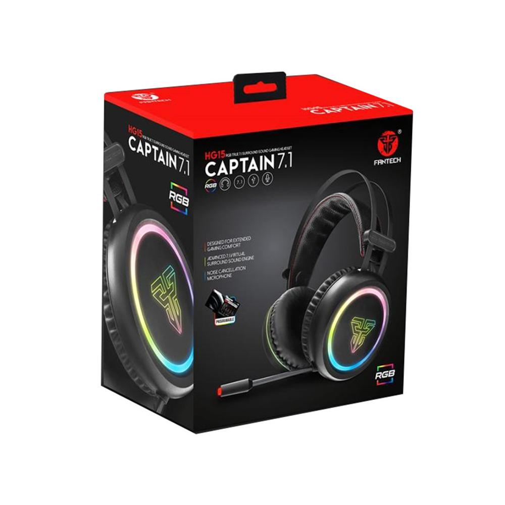 HEADSET (หูฟัง) FANTECH CAPTAIN 7.1 HG15 RGB GAMING KEYBOARD - 777mall ...