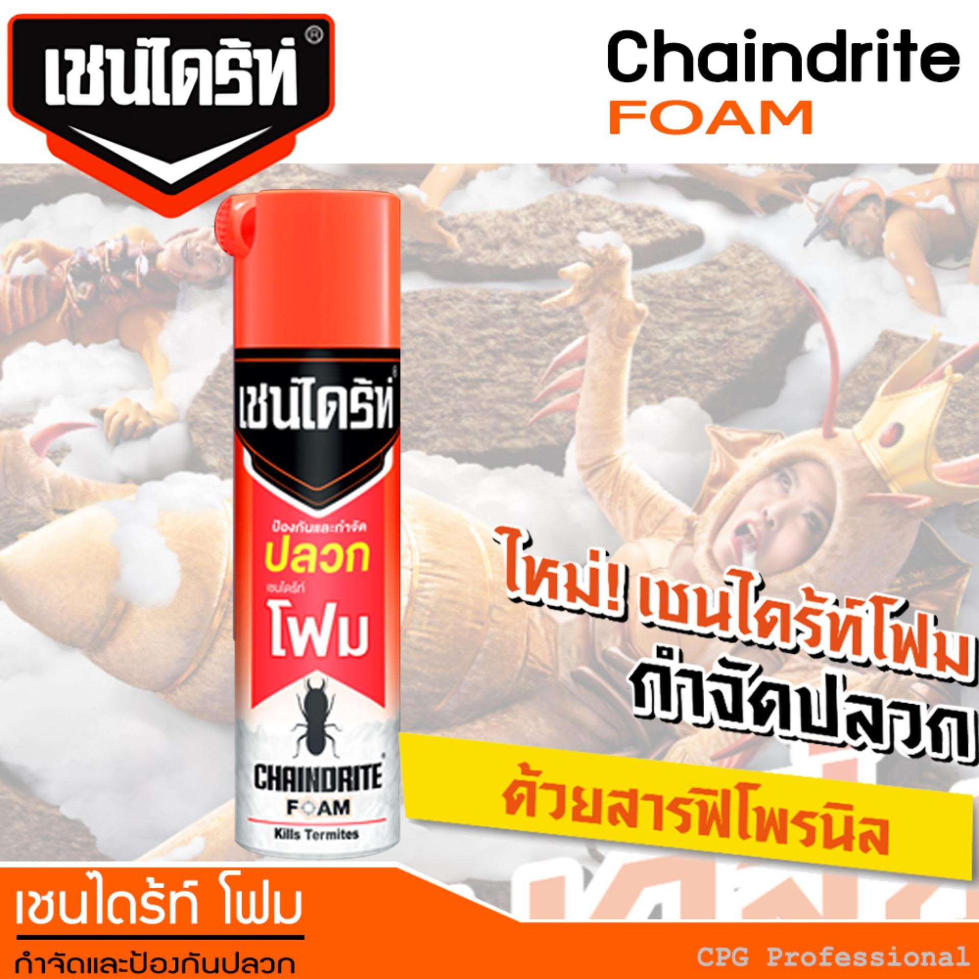 Chaindrite เชนไดร้ท์สเปรย์ฉีดพ่นกำจัดปลวก 1 กระป๋อง(ปริมาณ 450 ...
