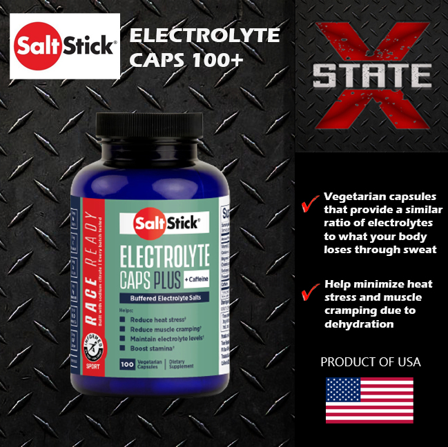 Saltstick Electrolyte Caps : แคปซูล อิเลคโทรไลต์ อาหารเสริม ป้องกัน ...
